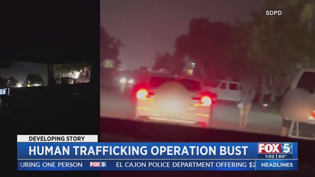 Human Trafficking Operation Bust - YouTube
