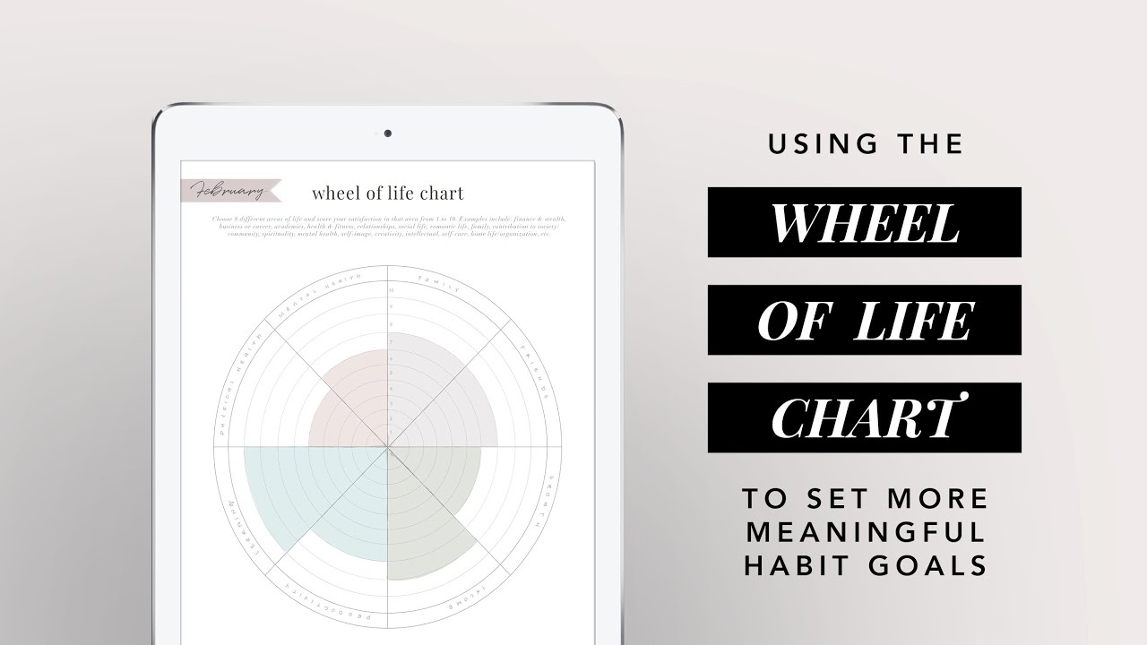 Using the wheel of life chart to set more meaningful habit goals | Goal ...