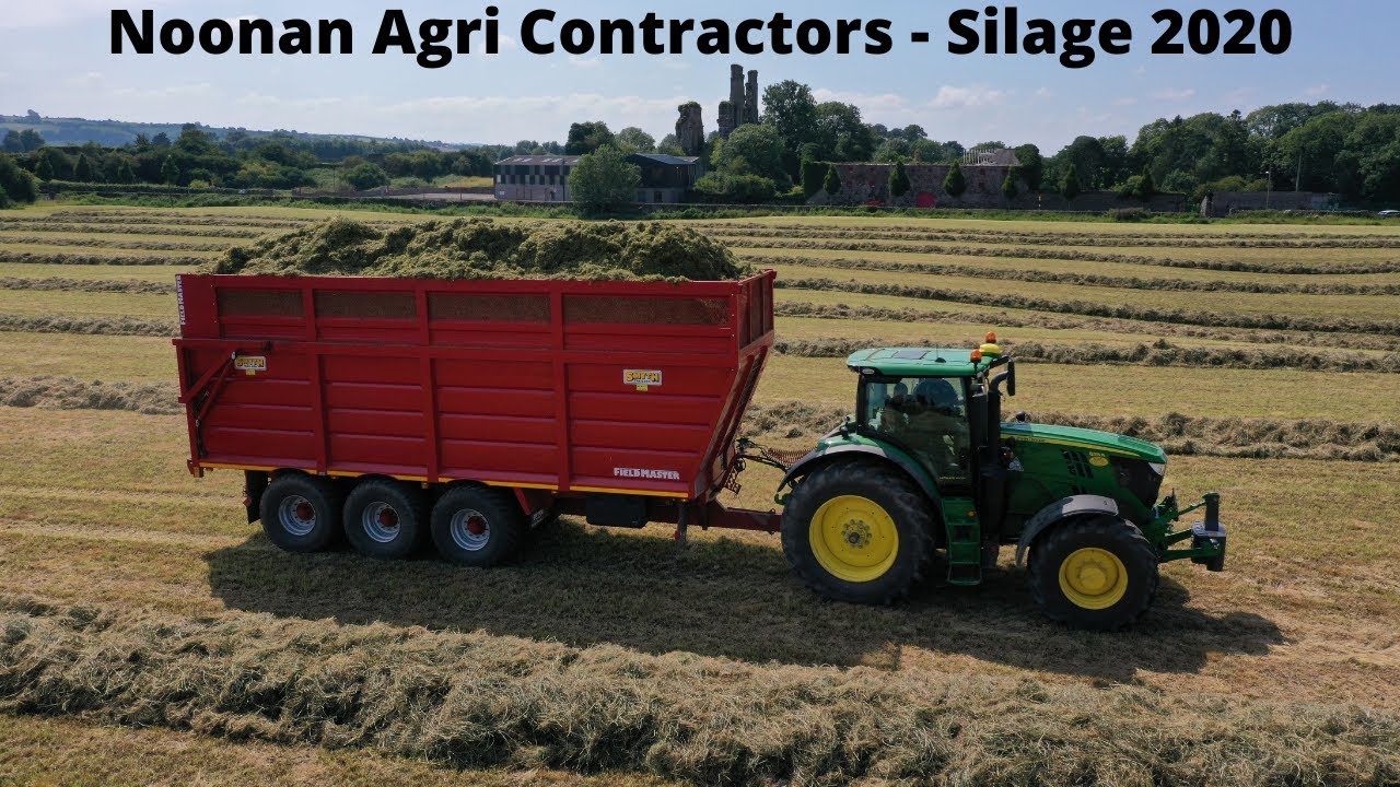 Noonan Agri contractors - Silage 2020 - YouTube