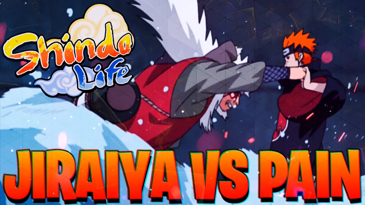 JIRAIYA VS PAIN NO SHINDO LIFE BATALHA CLASSICA - YouTube
