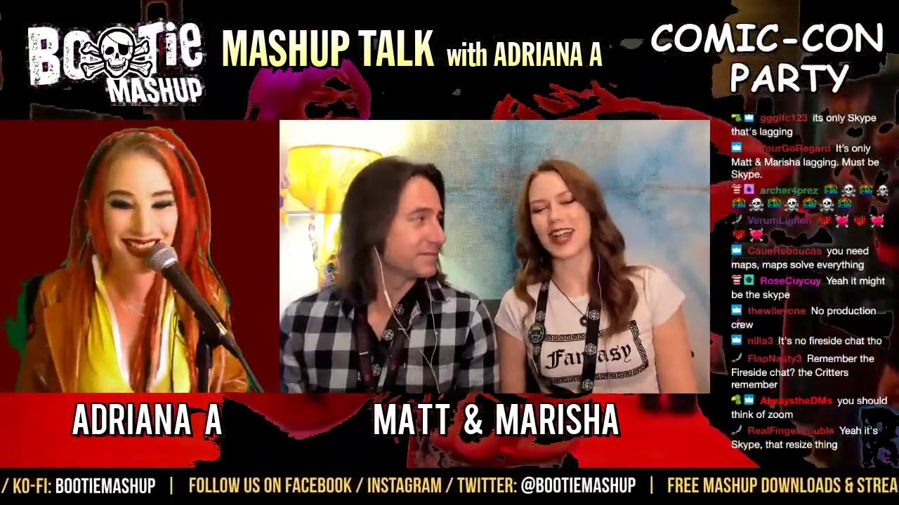 Mashup Talk w/ Matthew Mercer & Marisha Ray (Critical Role) + Adriana A ...