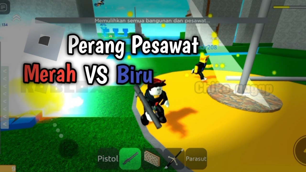 Merah Vs Biru ‼️ Perang Pesawat | roblox#roblox #games - YouTube