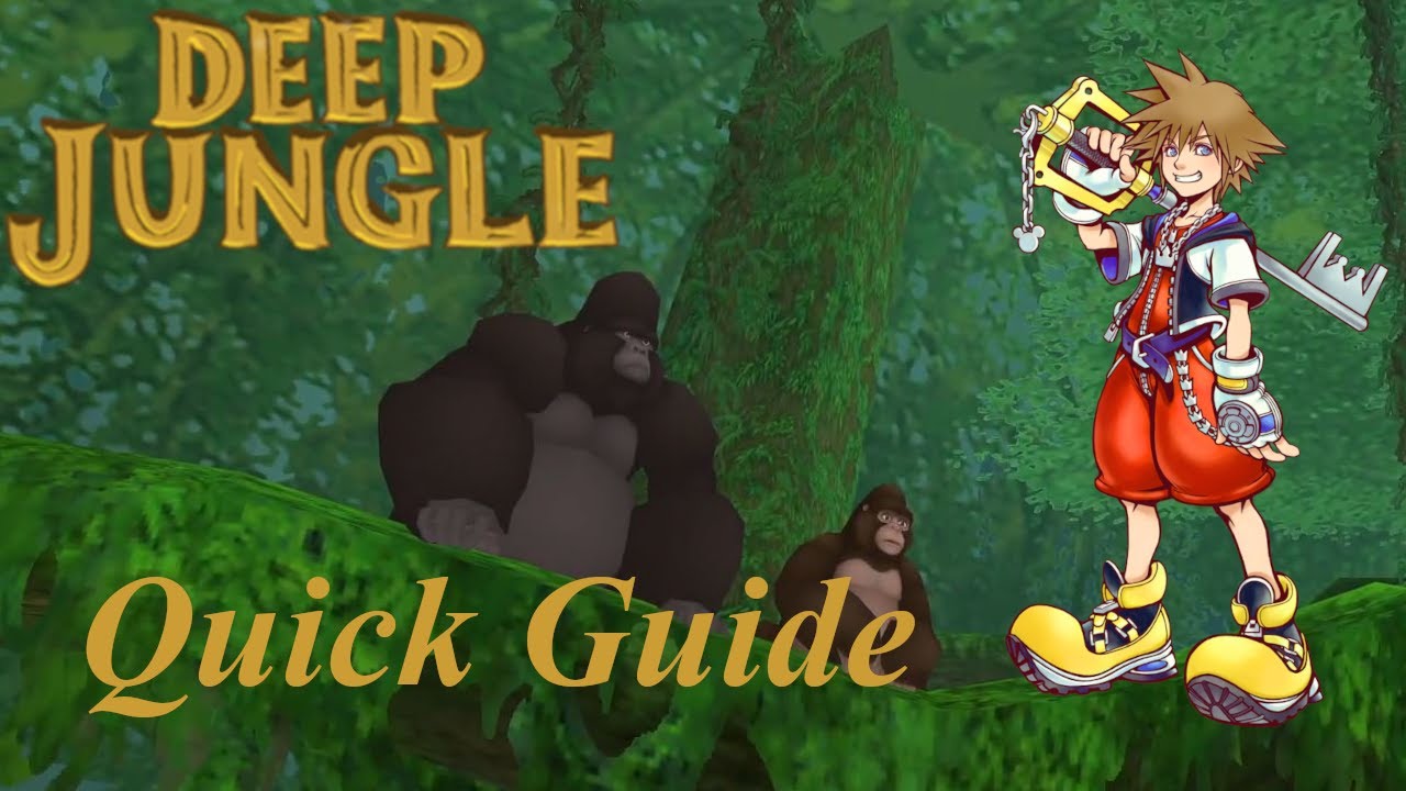 Kingdom Hearts 1 Final Mix - Quick World Guide - Deep Jungle - YouTube
