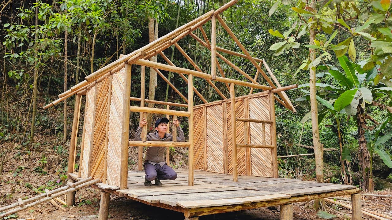 Build A New Life | Building Wooden Wall.Alone Build Farm Life Forest ...