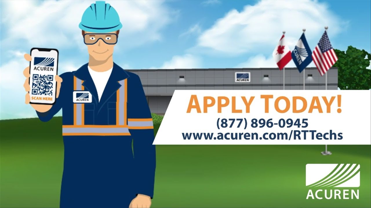 Acuren is Now Hiring RT Techs! - YouTube