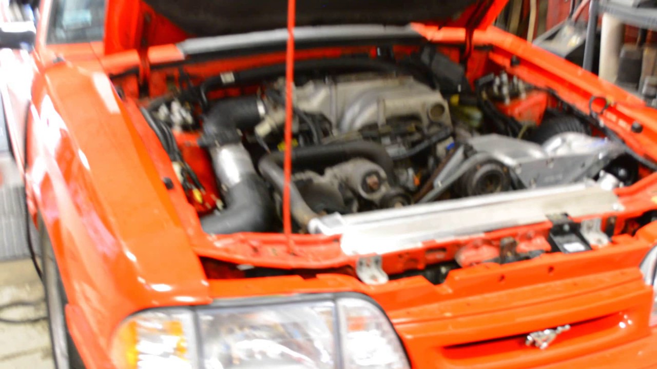 Bryan's '93 Mustang Cobra ProCharger Dyno @ Sound Performance - YouTube