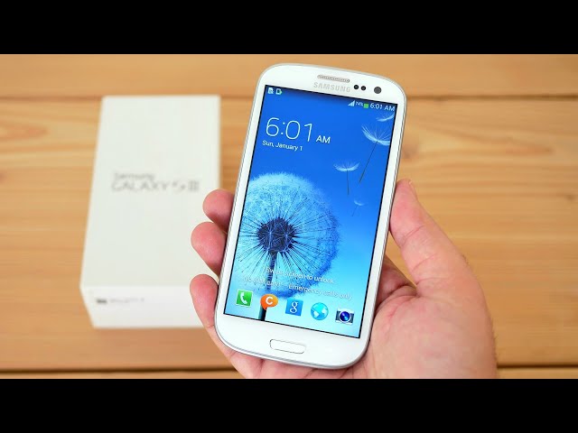 Samsung Galaxy S3 Blue Box