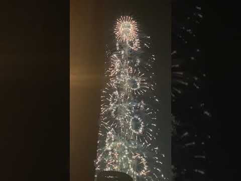 Burj Khalifa new year 2018