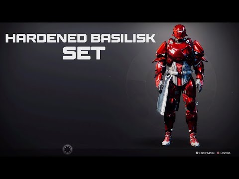 Destiny 2: Hardened Basilisk Set Quick Showcase (Titan) - YouTube