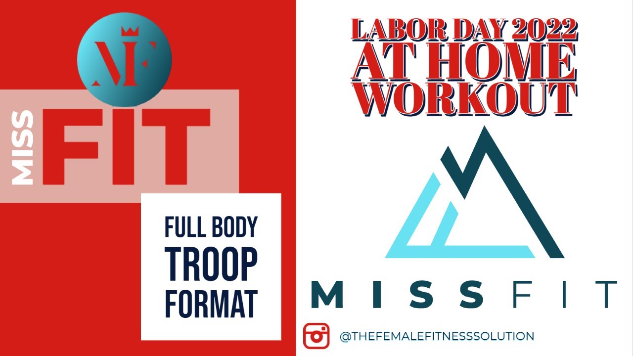 Miss Fit Fitness - Labor Day 2022 At Home Workout - Full Body - YouTube