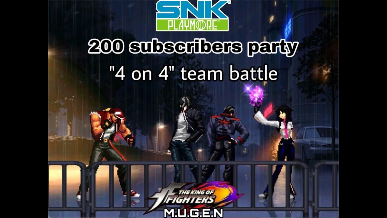KOF MUGEN - Definitive Terry & Alter Kyo team VS Diana Neko & Daiki ...