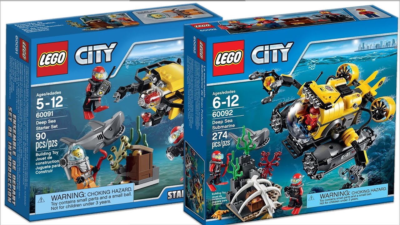 Lego City 60091 Deep Sea Starter Set Lego Speed Build and Lego City ...