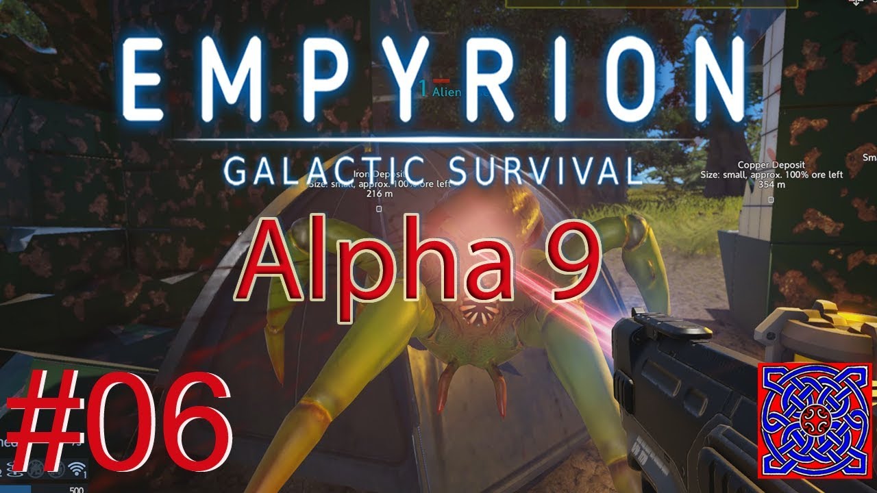 Building First Base :: Empyrion Galactic Survival Gameplay (Alpha 9.0 ...