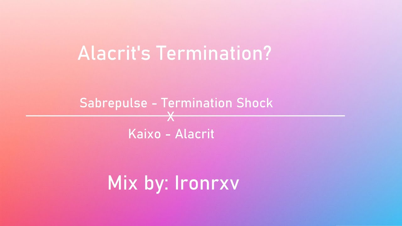Sabrepulse - Termination Shock X Kaixo - Alacrit - YouTube