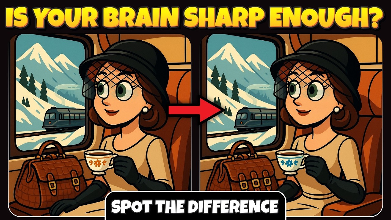 🦊Find the Difference: A Visual Brain Test – Can You Spot the Difference ...