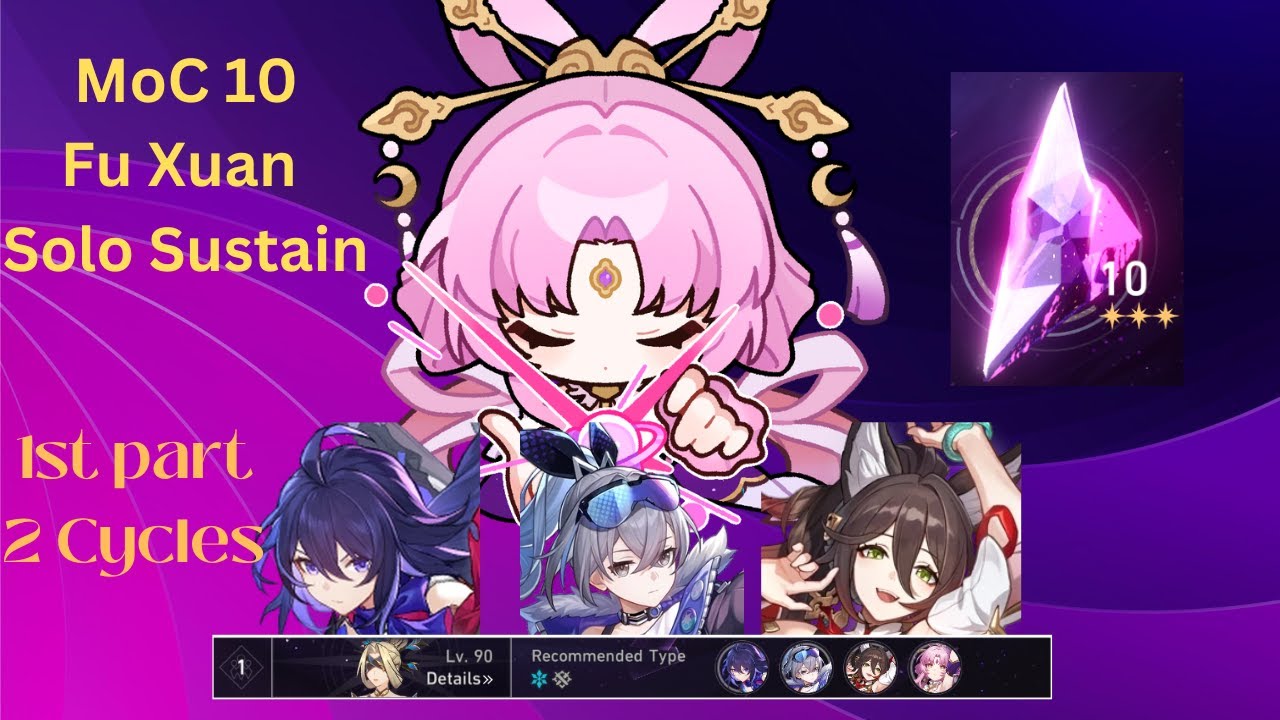 Fu Xuan solo sustain || MOC10 - 1st half - YouTube