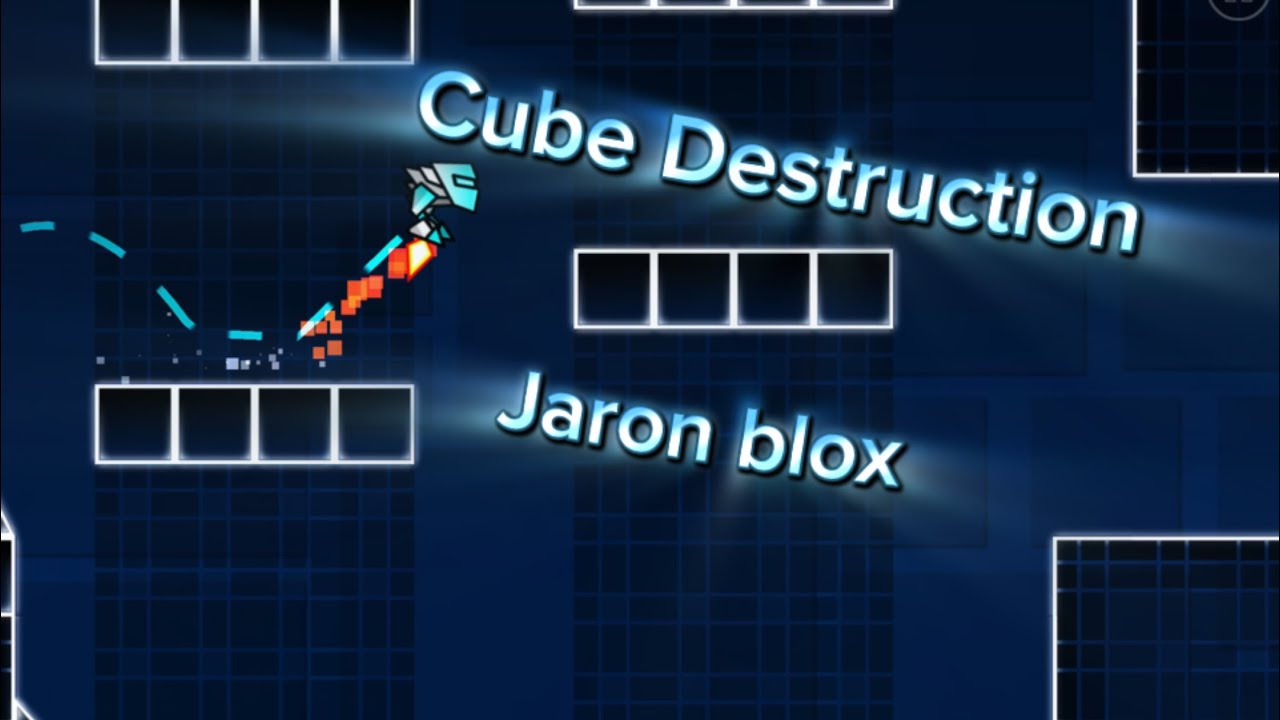 A experimental 1.0 styled level, Cube destruction - YouTube