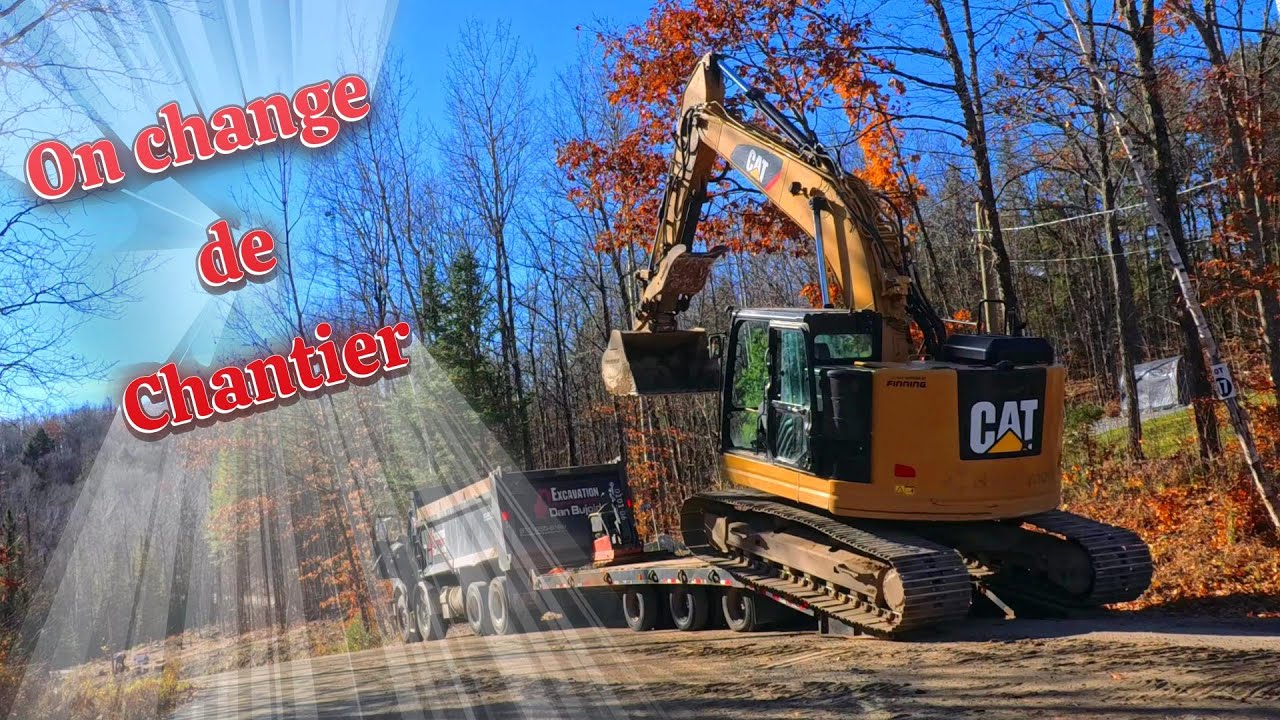 Nouveau chantier! Excavation, remblais et préparation du terrain pour ...