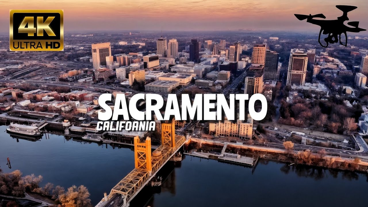 Sacramento, California In 4K By Drone - Amazing View Of Sacramento ...