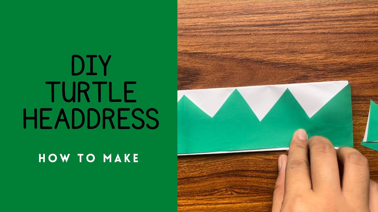 How to make: DIY Turtle Headdress - YouTube