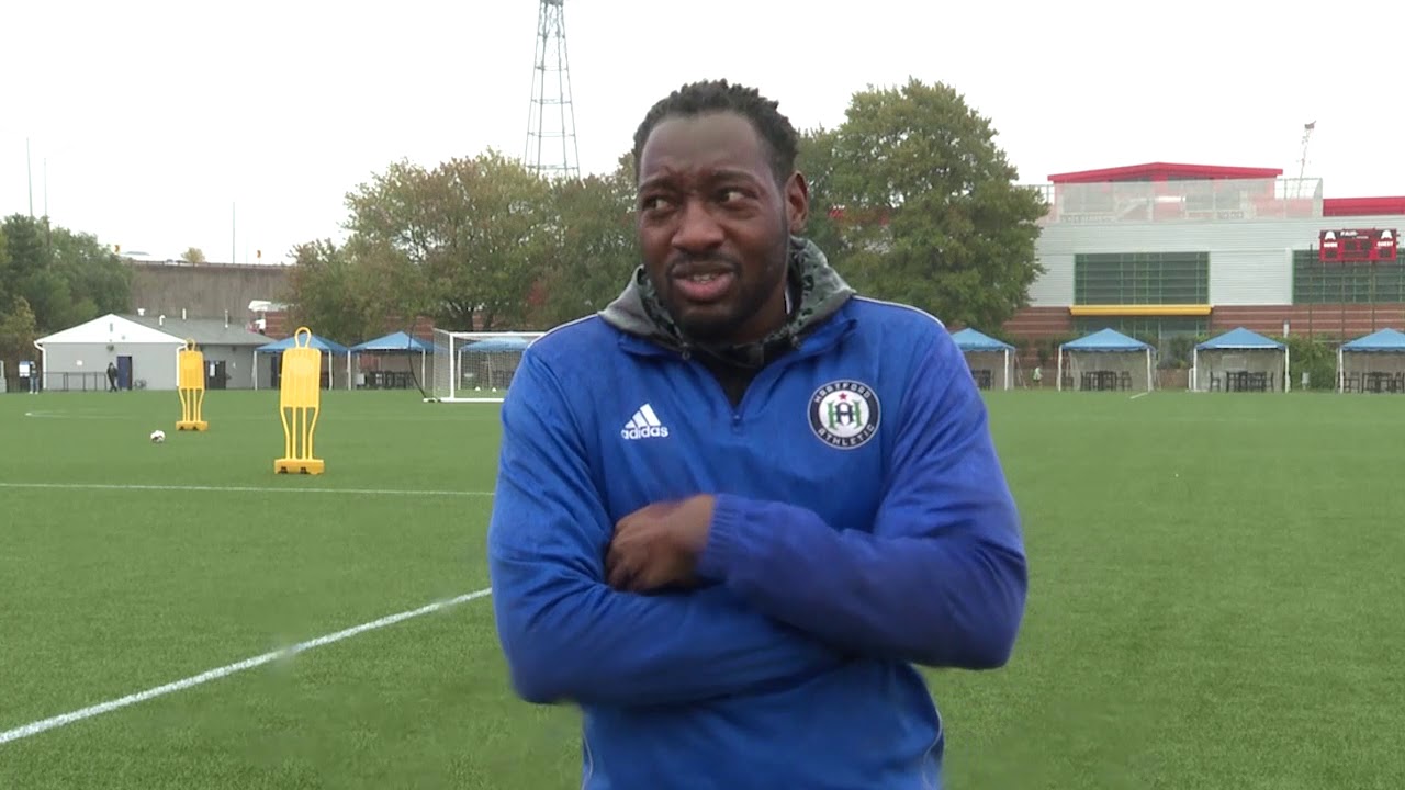 Hartford Athletic soccer: Training with goalkeeper Parfait Mandanda ...