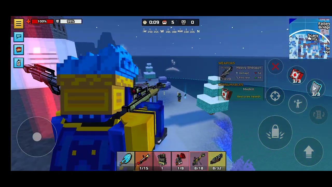 3 Kill Battle Royale Victory! - Pixel Gun 3D - PG3D - YouTube