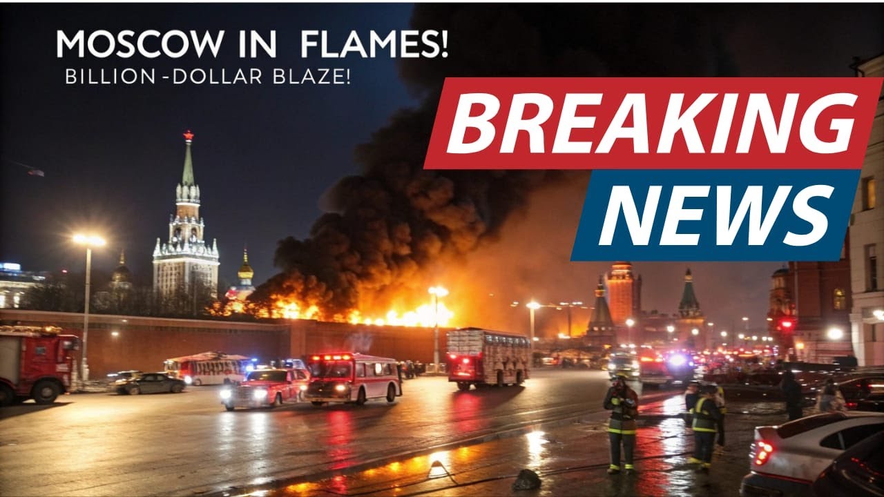 Breaking News: Moscow City in Flames! Billion-Dollar Blaze Rocks Russia ...
