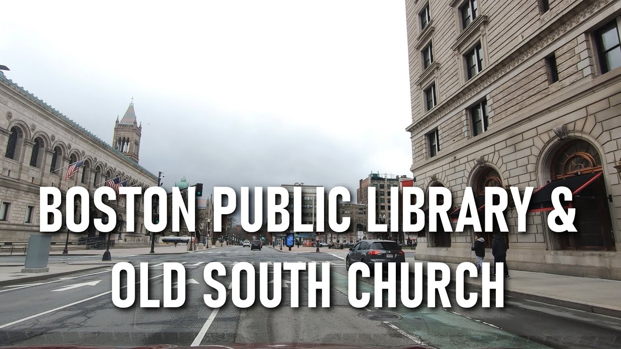BOSTON’S EMPTY STREETS | BOSTON PUBLIC LIBRARY AND THE OLD SOUTH CHURCH ...
