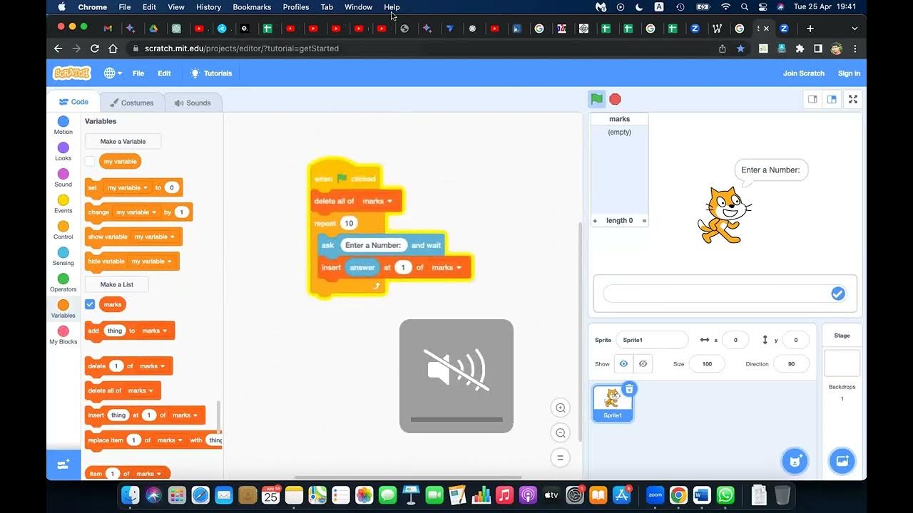 Variables, Lists and Algorithms in Scratch Programming Grade 9 ICT ...