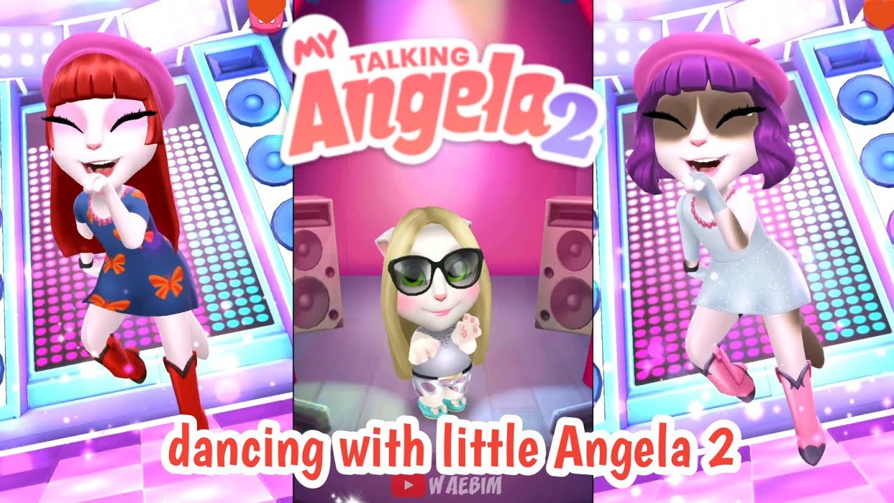 My Talking Angela 2 New Update🌈😍 Dancing With Cute Little Angela😍💃 ...