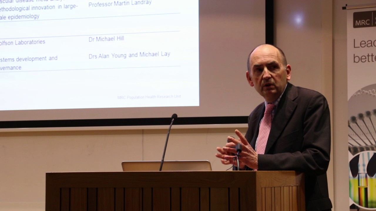 MRC PHRU Launch: Colin Baigent - YouTube