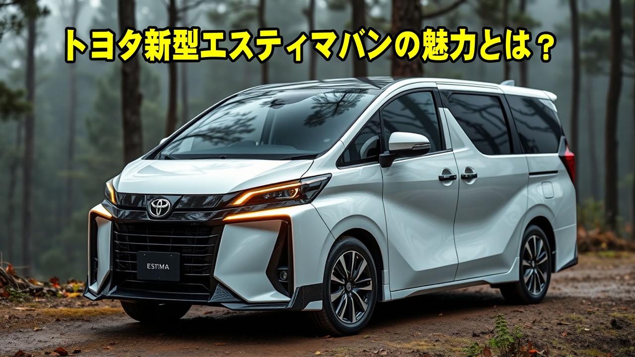 2025年登場！トヨタ新型エスティマバンの魅力とは？驚きの最新機能を徹底解説！ - YouTube