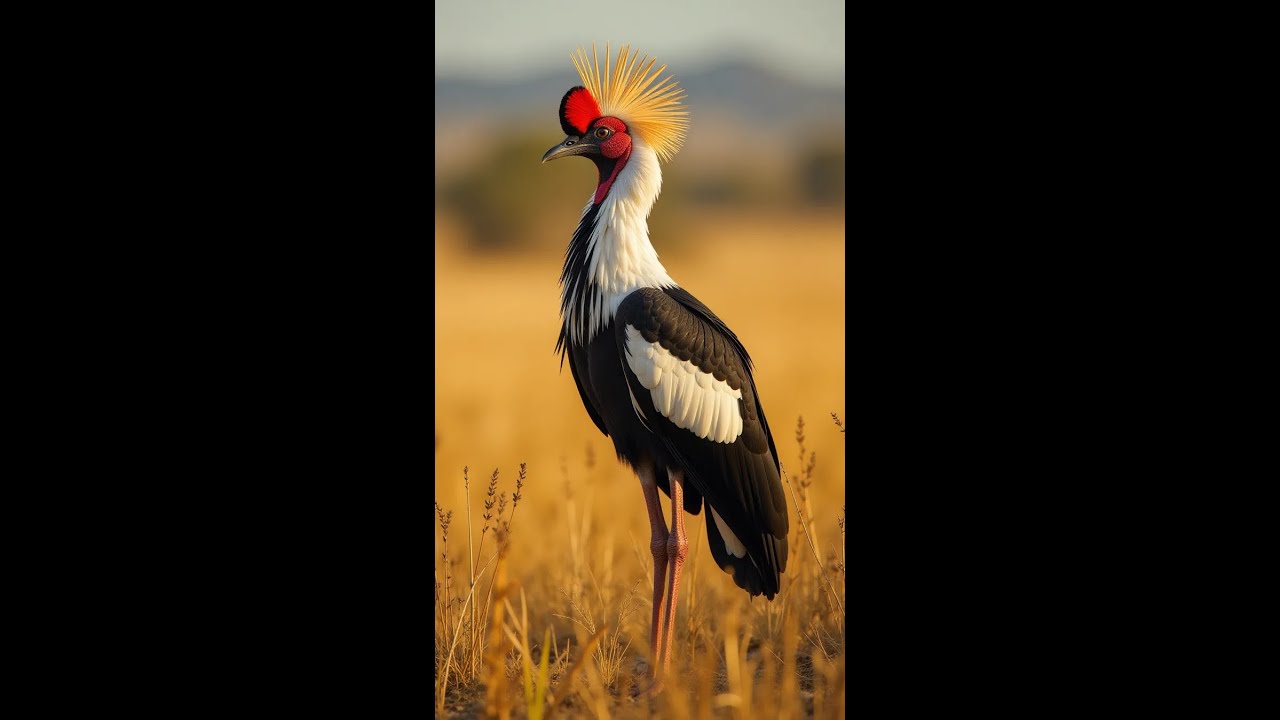 The Graceful Hunter: The Secretary Bird's Dance of Survival in the ...