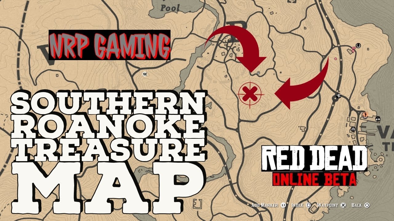Red Dead Redemption 2 Online Treasure Map Guides | Southern Roanoke ...