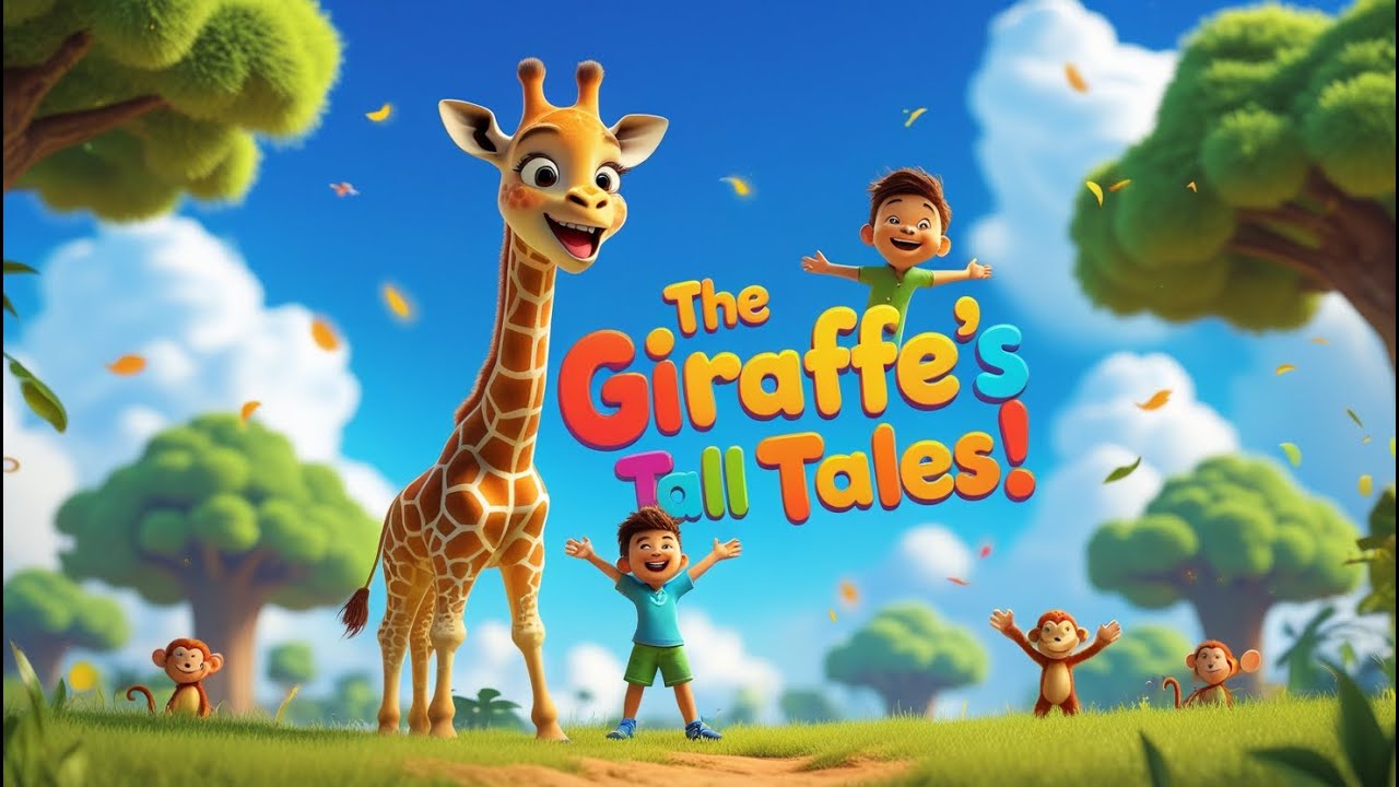 The Giraffe's Tall Tales! 🦒🎶 A Fun Kids' Song About Growing Up ...