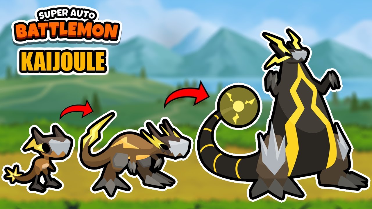 KAIJOULE CARRY to beat PAGE 7 in Super Auto Battlemon - YouTube