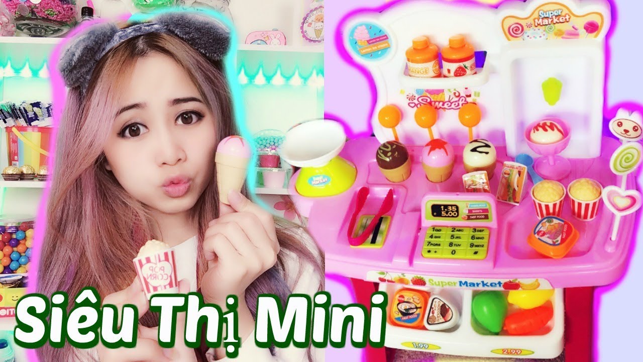 Bộ Đồ Chơi Siêu Thị Mini Thật Đáng Yêu - Mini Game Ngày 2 - YouTube