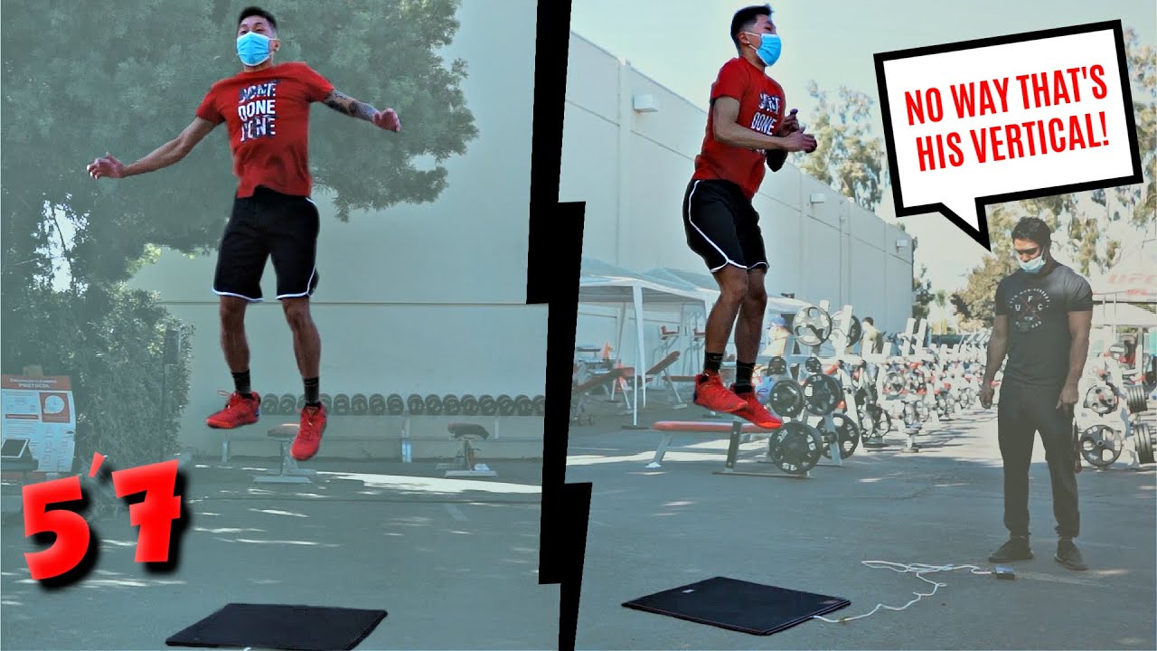 Testing My VERTICAL JUMP! What Is It?!? 5'7'' Asian Road To Dunking ...