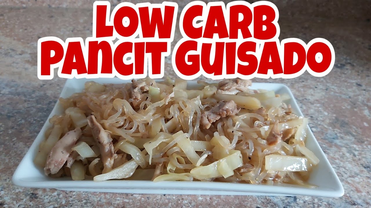 LOW CARB PANCIT GUISADO /Shirataki Pancit/ Low Carb Noodles/ Keto ...