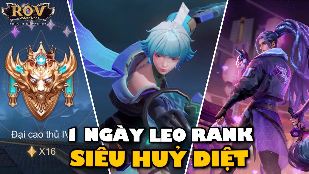 1 Ngày Leo Rank Cực Căng Với Những Trận Đấu Siêu Huỷ Diệt Sẽ Như Thế ...