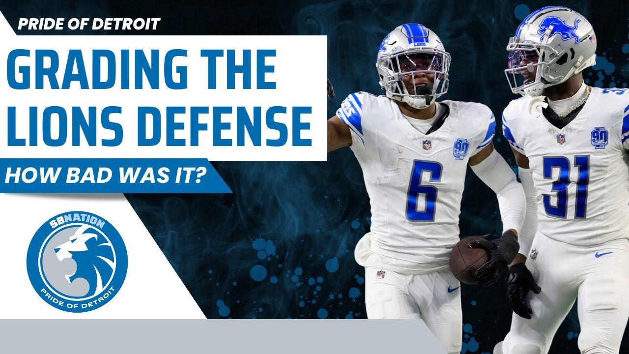 Grading the Detroit Lions Defense | Lots of Room for Improvement - YouTube