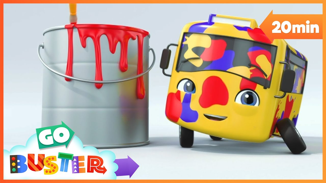 The Colors Learning Rap | Go Buster's Adventures | Cartoons For Kids ...