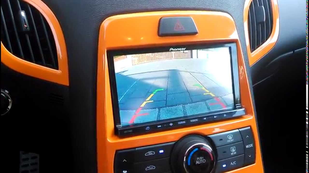 Genesis Coupe rear view camera - YouTube