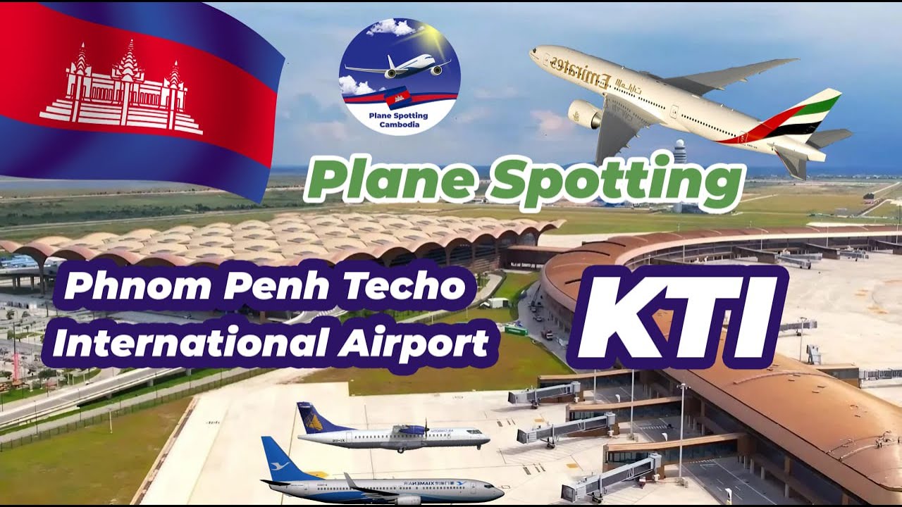 Plane Spot Compilation Phnom Penh Techo Int'l (KTI) - YouTube