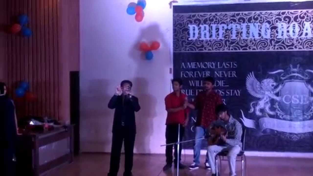 Akshay Jindal sings at CSE Farewell 2014 - YouTube
