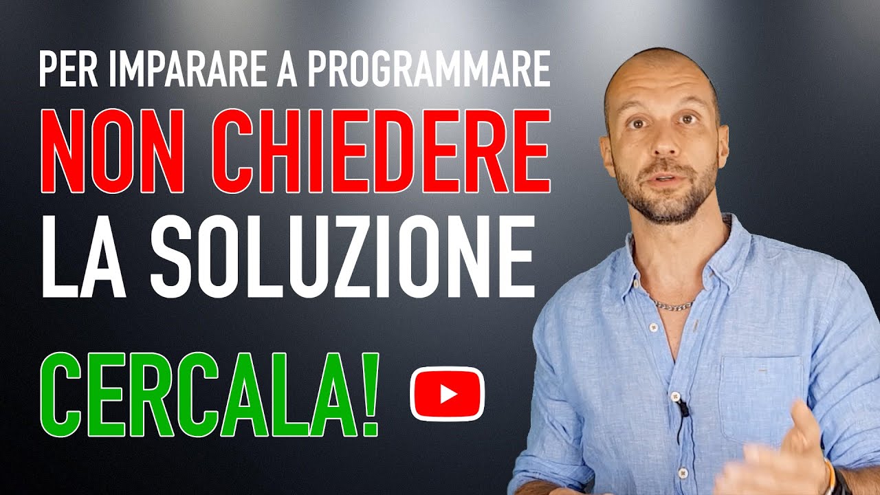 Imparare a Programmare da Soli - YouTube