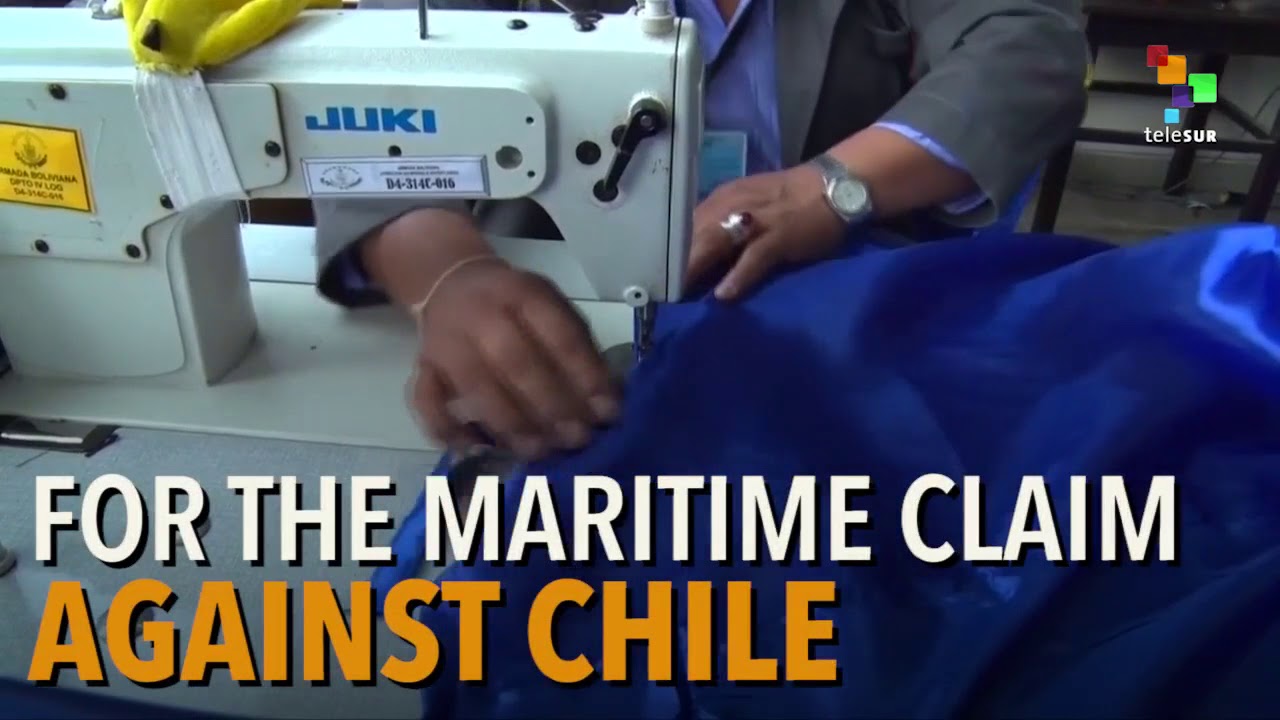 Bolivia Reinforces Sea-access Claim With 200km Flag - YouTube