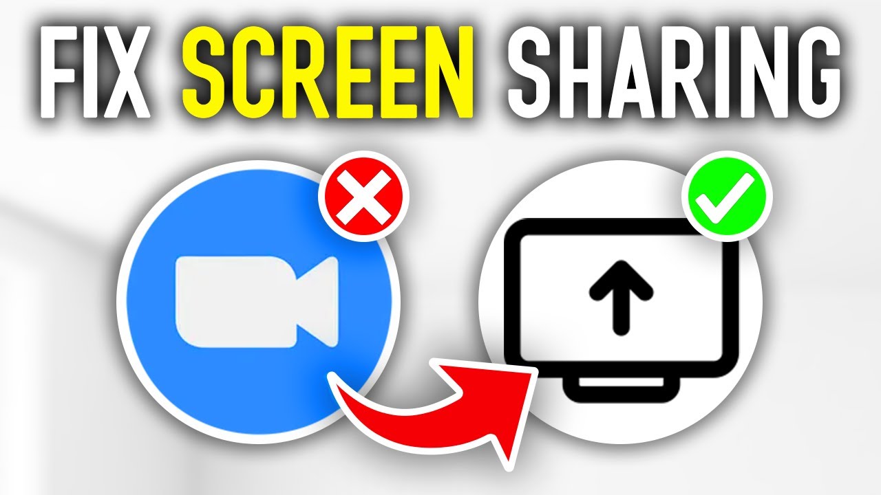 How To Fix Zoom Screen Sharing Not Working On Mac - YouTube
