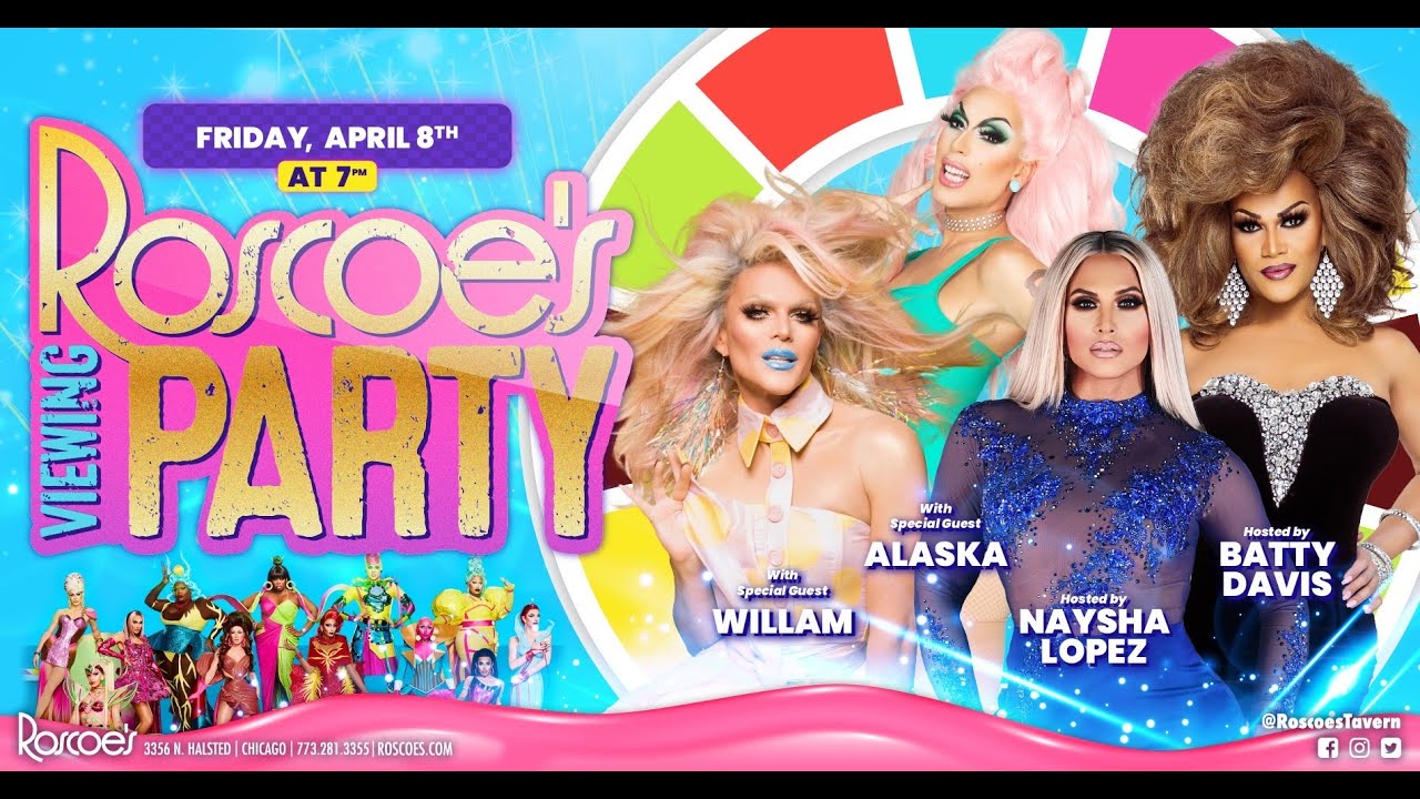 Willam & Alaska: Roscoe's RPDR Season 14 Viewing Party with Batty ...