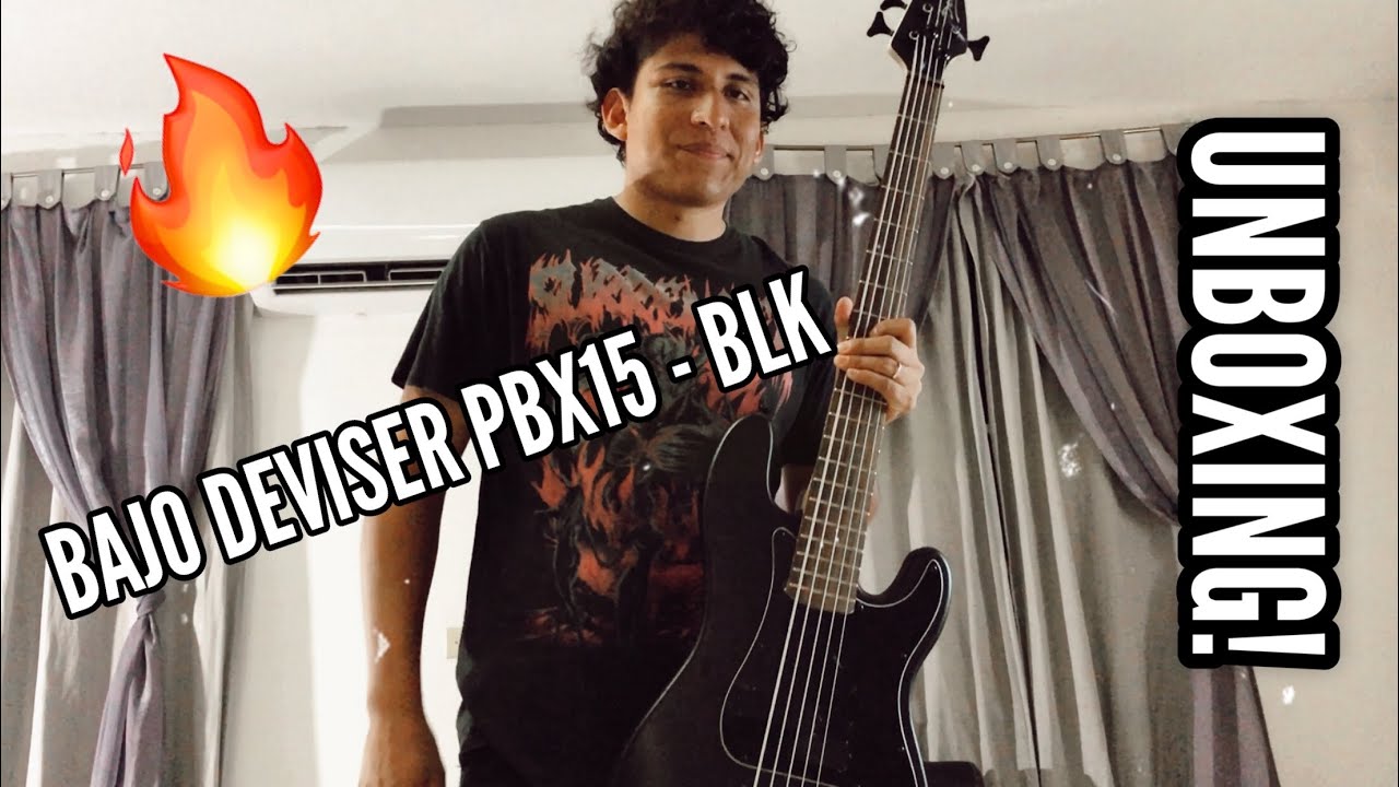 MI NUEVO BAJO DE 5 CUERDAS!! - DEVISER PBX15-BLK UNBOXING - YouTube